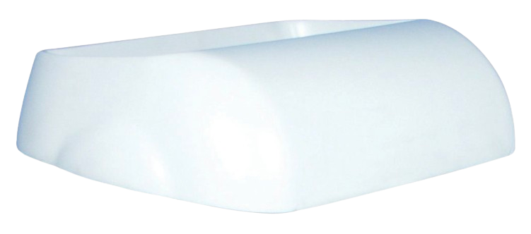 Waste Paper Bin White 23L - Lid – Interwaste