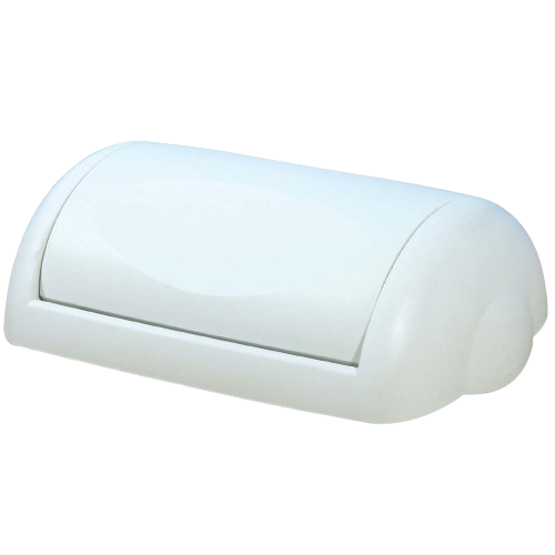 Waste Paper Bin White 43L - Swing Lid – Interwaste